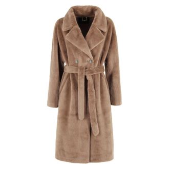 Seventy Femme, Manteaux, Brun, Taille: 40 FR Fur Trench