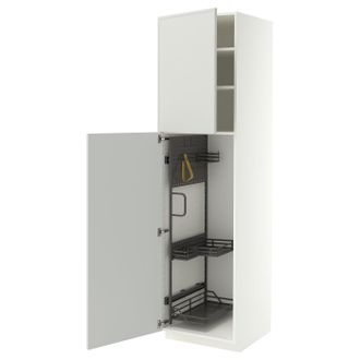 IKEA METOD Hochschrank mit Putzschrankeinr