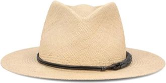 Brunello Cucinelli Femme, Accessoires, Beige, Taille: M Fedora Hat