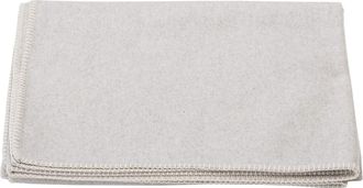 David Fussenegger Decke aus Baumwolle 140 x 200 cm Kuscheldecke mit Zierstich weich, filz