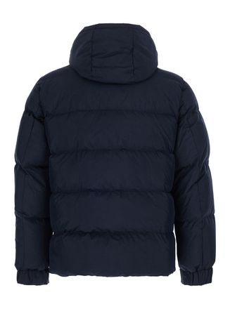 H&egrave;SKIMO Quilted Technical Fabric Down Jacket - Navy