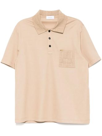 Ferragamo Klassisches Poloshirt - Nude
