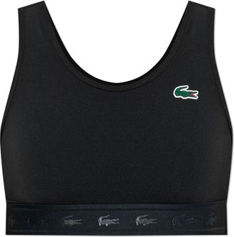 Lacoste Femme, Sport, Noir, Taille: 40 FR Haut dentra&icirc;nement court