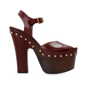 Chlo&eacute; High Heel Sandales - Femme - Chaussures - Brun - Taille: 39 EU