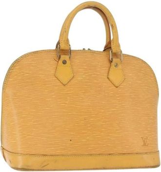 Louis Vuitton Pre-owned Cuir sacs-louis-vuitton - Femme - Pre-owned - Jaune - Taille: ONE Size