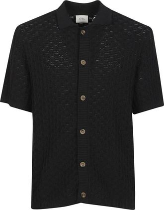 Les Deux Homme, Chemises, Noir, Taille: M Short Sleeve Chemises
