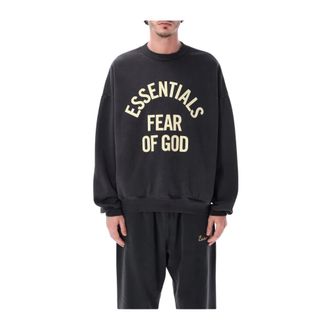 Fear of God SweaT-shirt Crewneck Campus 90s - Homme - Sweatshirts et sweats &agrave; capuche - Noir - Taille: M