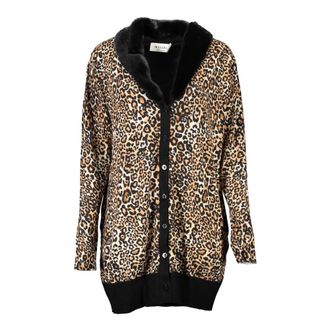 Blugirl Schwarzer Strickjacke mit Langen &Auml;rmeln - - Knitwear - Damen - Schwarzk - XS