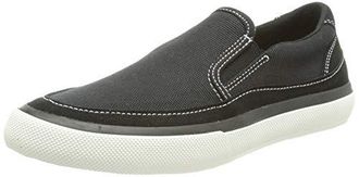 Clarks Womens Aceley Step Sneaker, Noir/Toile, 37.5 EU