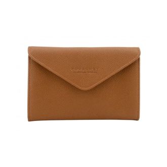 Pourchet Femme, Accessoires, Brun, Taille: ONE Size Cassetta Flat Wallet