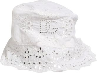 Dolce & Gabbana unisex, Accessoires, Blanc, Taille: ONE Size Bucket Hat