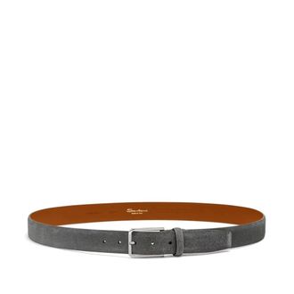 Santoni Homme, Accessoires, Gris, Taille: 85 CM Ceinture Élégante en Cuir