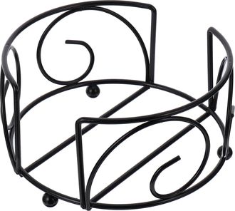 Hemoton Untersetzer Halter Aus Eisen, Minimalistisches Platzsparendes Rack Für Zuhause, Büro, Hotel, Restaurant, Café, 11.3 X 11.3 X 5.5 cm