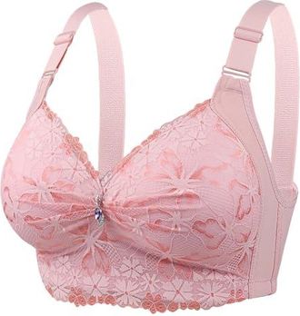 Generic Body en dentelle pour femme - Taille haute - Sous-v&ecirc;tements lisses et respirants, Rose, 40