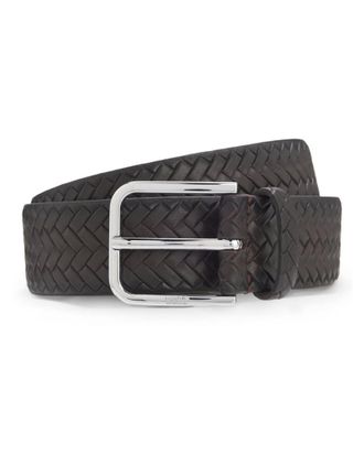 HUGO BOSS Gürtel aus Rindsleder mit Flechtmuster in