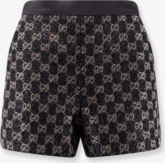 Gucci Lightweight Lam&eacute; Wool Tweed Shorts - GUCCI - gender_Woman