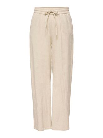Only Damen Onltizana Cotton Loose Pants WVN Noos Basic Hose Mit Elastischem Bund Und Seitentaschen, Silver Lining, X-Large