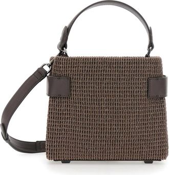 Brunello Cucinelli Femme, Sacs, Brun, Taille: ONE Size Essence Riding Leather Crossbody Bag