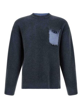 Diesel Pull Col Rond - Bleu