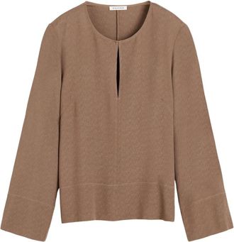 By Malene Birger Femme, Blouses et Chemises, Brun, Taille: 40 FR Malukka Blouse