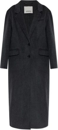 Isabel Marant Clesa Wollmantel - - Coats - Damen - Grau - S