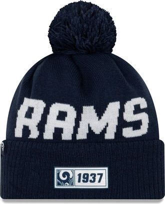 New Era Sideline Road 2019 Bommel Mütze Los Angeles Rams