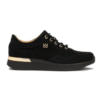Kazar Schwarze Wildleder-Sneaker - - Shoes - Damen - Schwarzk - 37 EU