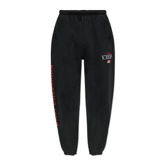 Willy Chavarria Sweathosen mit Patch - - Trousers - Herren - Schwarzk - XS