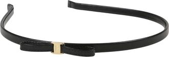 Ferragamo Femme, Accessoires, Noir, Taille: ONE Size Cerchietto Mini Bow
