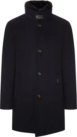 Moorer Knielanger Mantel - Blau