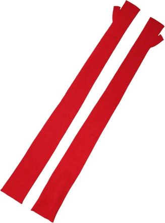 Dolce & Gabbana Femme, Accessoires, Rouge, Taille: ONE Size Mitaines sans doigts longueur coude