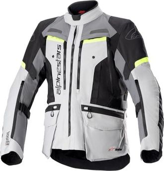Alpinestars Bogota Pro Drystar Veste de Moto pour Homme Noir, XL d&eacute;quitation, Gris/Jaune Fluorescent