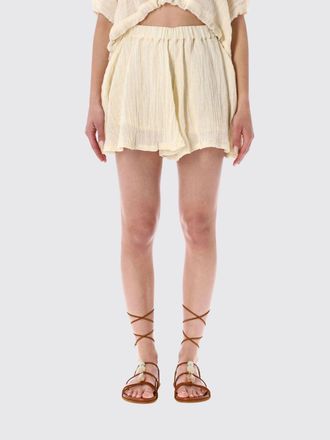 120% Lino Short Femme couleur Naturel