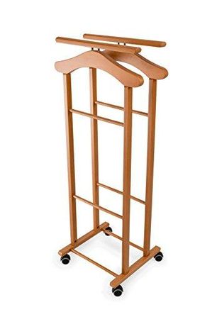 Arredamenti Italia Herrendiener für Schlafzimmer CLEVER, Holz - Farbe: Kirsche holz Ar-It il cuore del legno