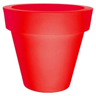 Serralunga Pot de fleurs Vas - Rouge - Polyéthylène - Designer Luisa Bocchietto