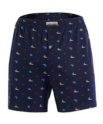 Sesto Senso Bas de Pyjama Homme Court Pantalon Coton 4XL 102