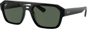 Ray-Ban unisex, Accessoires, Noir, Taille: 54 MM Lunettes de Soleil Classiques Noires Verres Verts