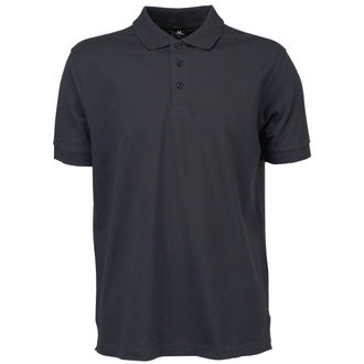Tee Jays Mens Luxury Stretch Polo, Dark Grey, XXL