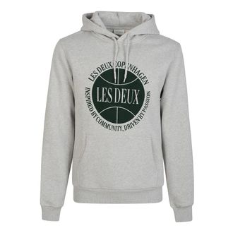 Les Deux Homme, Sweatshirts et sweats &agrave; capuche, Gris, Taille: S SweaT-shirts &agrave; capuche