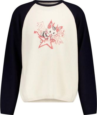 We11done pull à design bicolore - Tons neutres