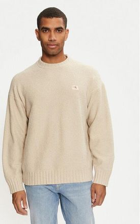 Calvin Klein Jeans Pullover J30J326202 Beige Boxy Fit