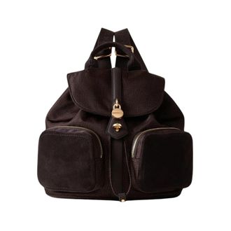 Borbonese Poche Zaino Medium - - Bags - Damen - Braun - ONE SIZE