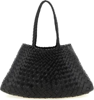 Dragon Diffusion Geflochtene Leder-Tragetasche - - Bags - Damen - Schwarzk - ONE SIZE