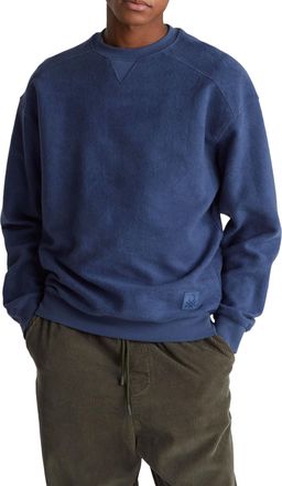 Benetton Herren Maglia G/C M/L 3nmeu109t Sweatshirt ohne Kapuze, blau, XL