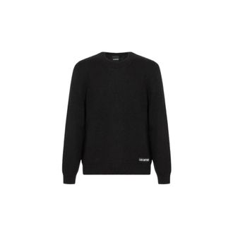 Les (Art)ists Jacquard Pullover Logo Classic - - Knitwear - Herren - Schwarzk - XS