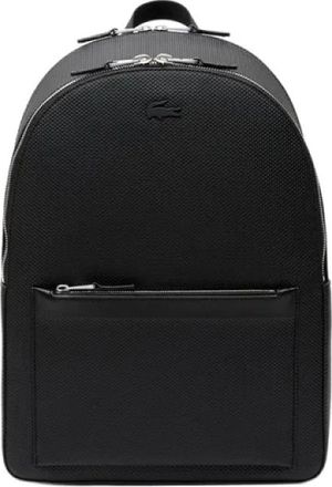 Lacoste Homme, Sacs, Noir, Taille: ONE Size Chantaco Backpack