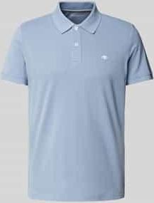 Tom Tailor Regular Fit Poloshirt aus Baumwoll-Piqu&eacute; mit Logo-Stitching