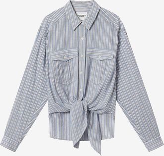 Isabel Marant Chemise Nath - Femme - Bleu - Taille 34 - Marant &Eacute;toile