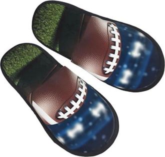 Generic Chaussons Football Américain Lavables Pantoufles Anti Odeur Slippers Pour Voyage Unisex Outdoor M