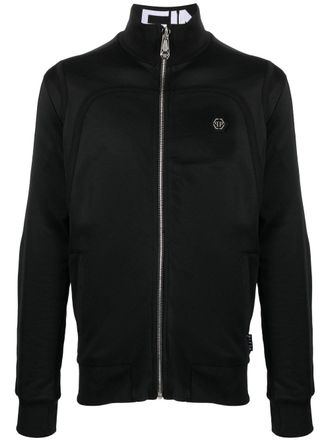 Philipp Plein Bomberjacke mit Applikation - Schwarz